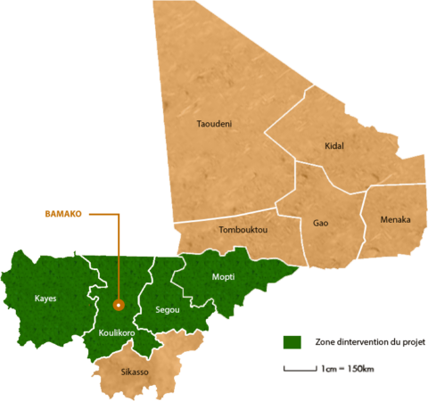 Zones d’intervention | PRTD-MALI